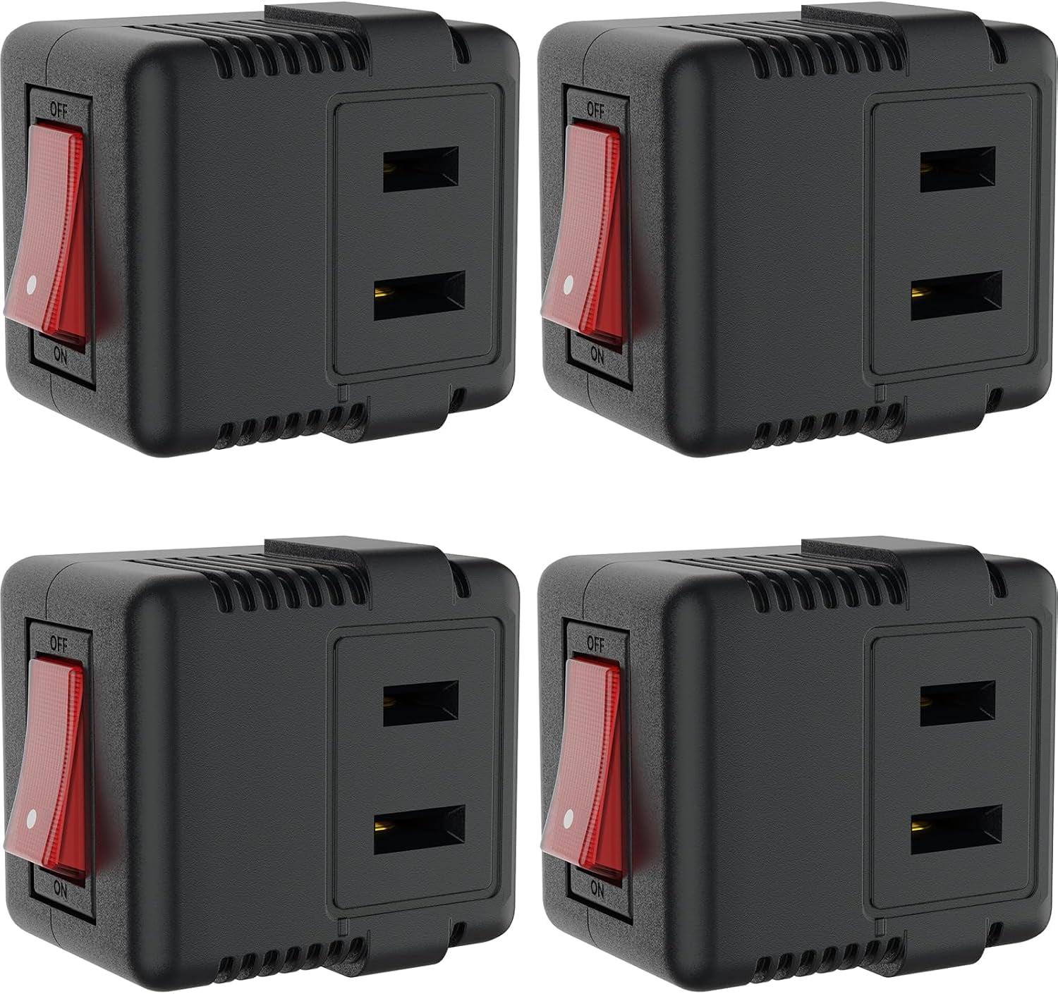 TRAHOO-2 Prong Outlet Switch, Single Outlet with ON Off Switch, ELT ...