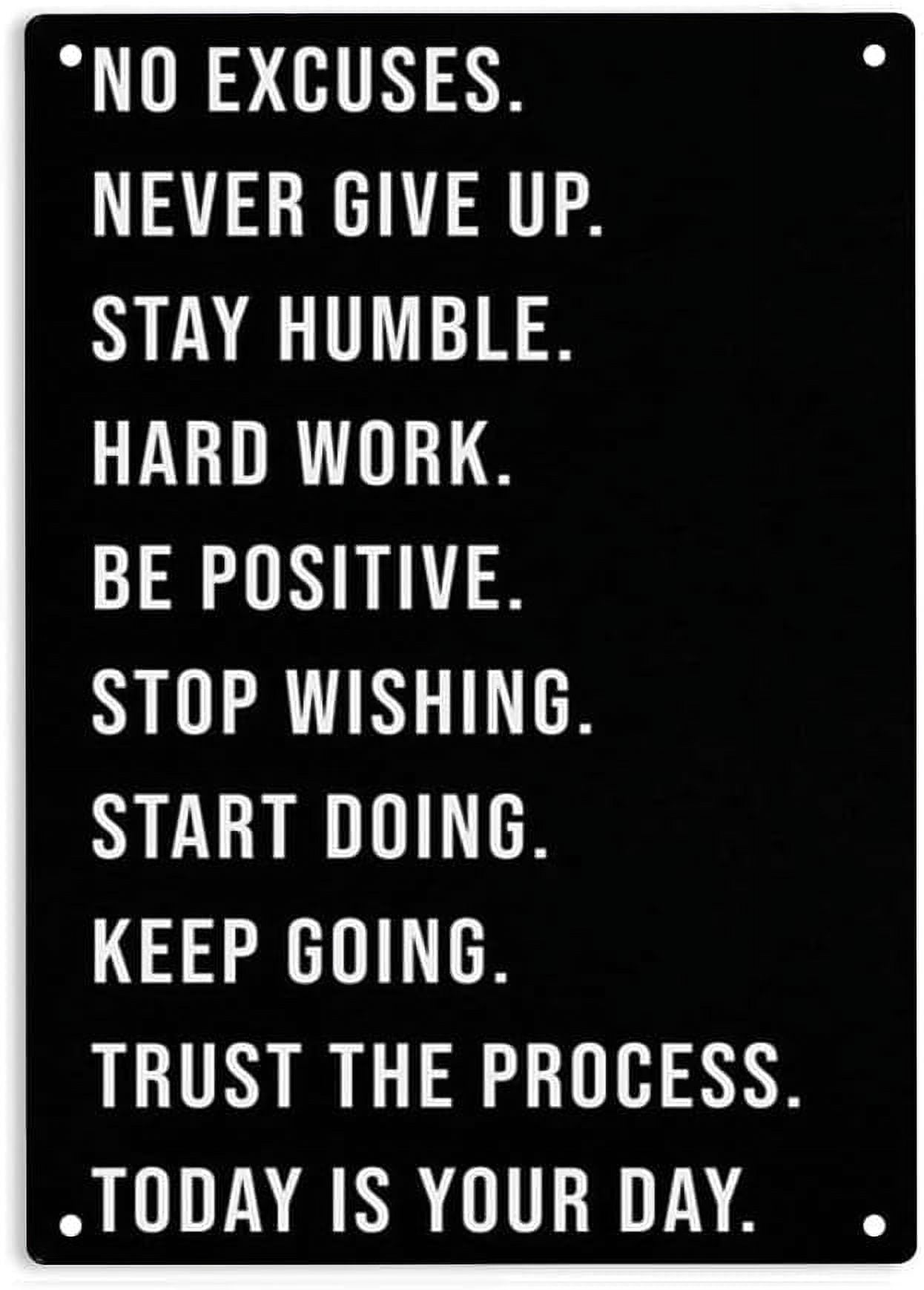 TRAHOO-20*30CM-Ermuhey Motivational Banner Home Gym Weightlifting ...