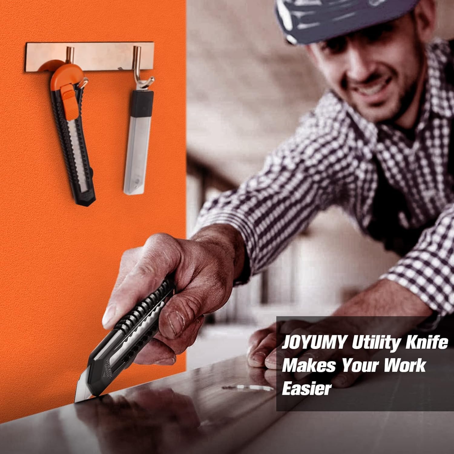 TRAHOO-20 Pack Utility Knife, Box Cutter Retractable, Box Knife for ...