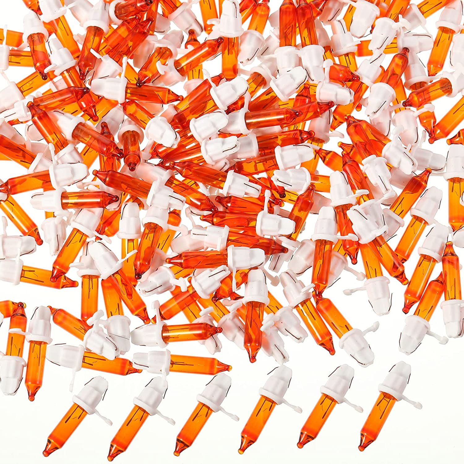 TRAHOO-200 Count Replacement Christmas Tree Light Bulbs 2.5v 0.425 Watt ...