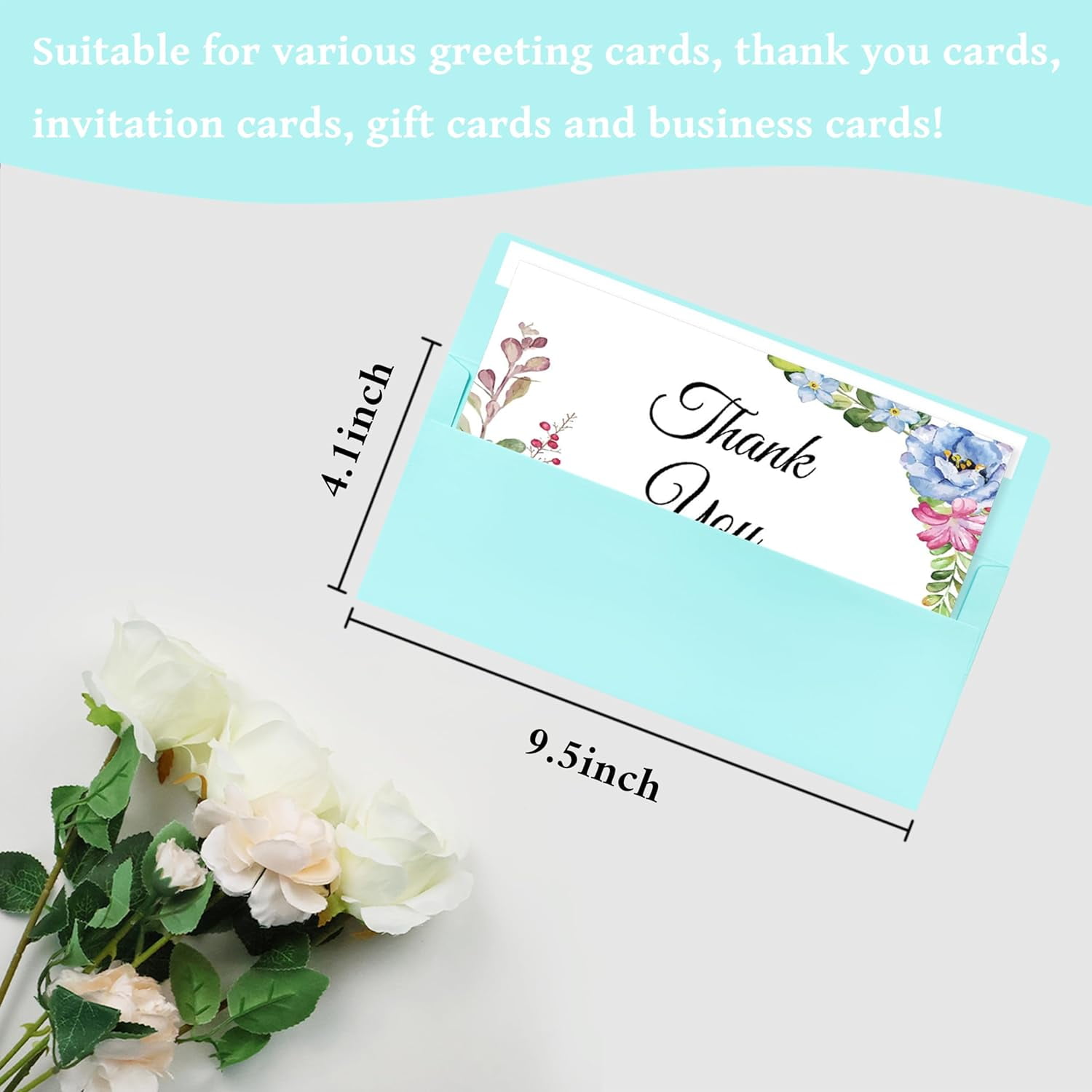 TRAHOO-200 Pcs #10 Business Envelopes, Self Seal Standard Envelopes ...