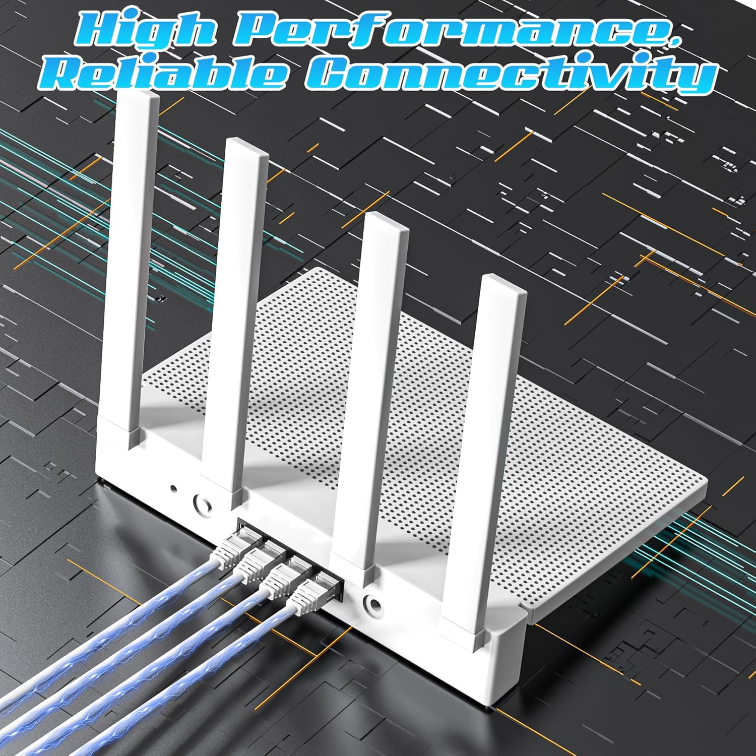 TRAHOO-200FT Cat6 Ethernet Cable, Cat 6 Patch Cable, Cat6 Internet ...