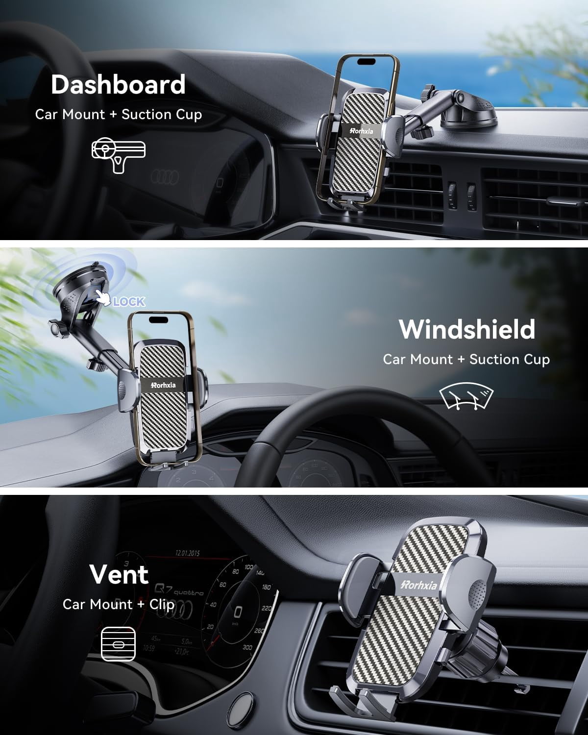 TRAHOO-[2024 Newest Upgraded Strongest Military-Grade Phone Holders for ...