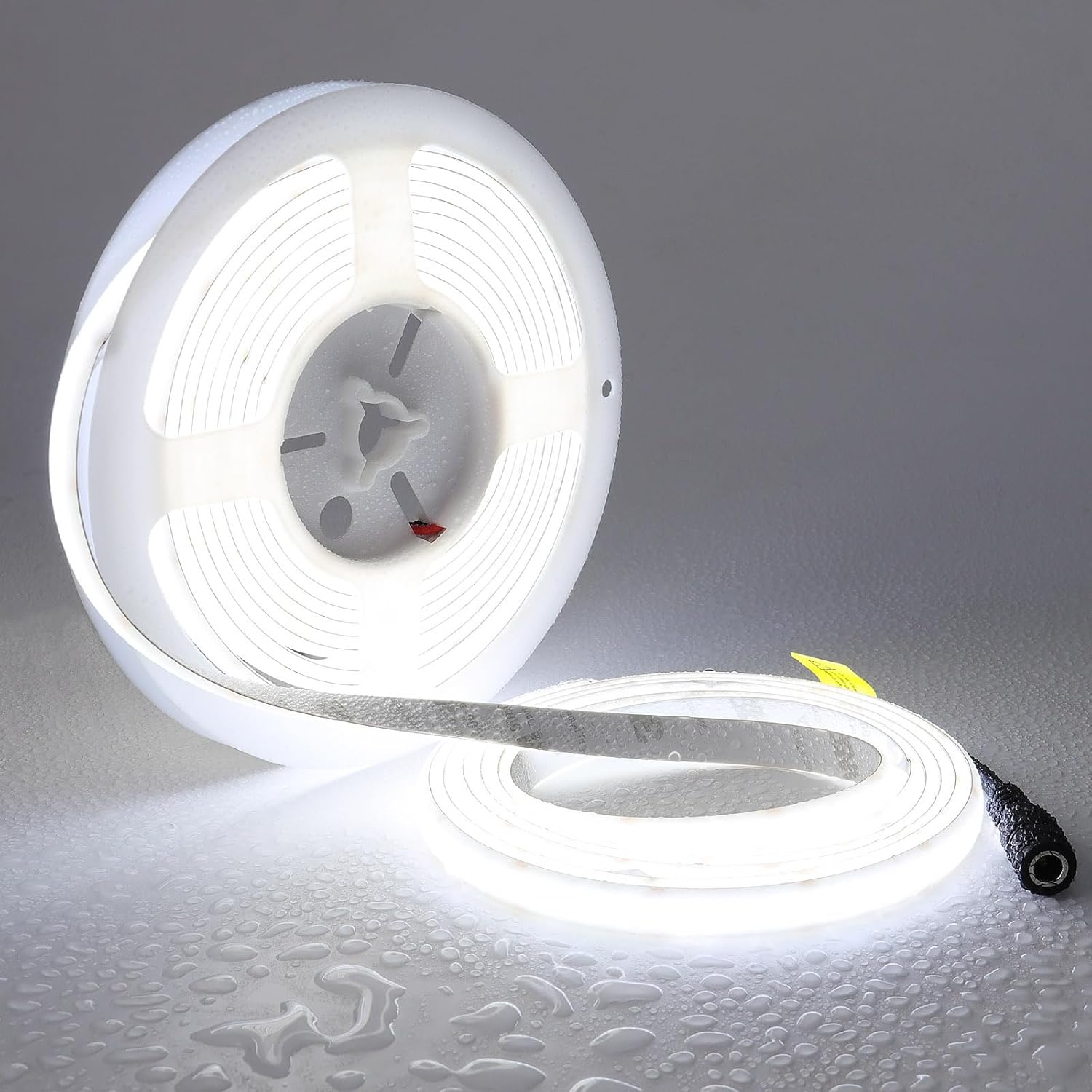 TRAHOO-24V Diffused LED Strip White 16.4ft Milky Silicone Waterproof ...