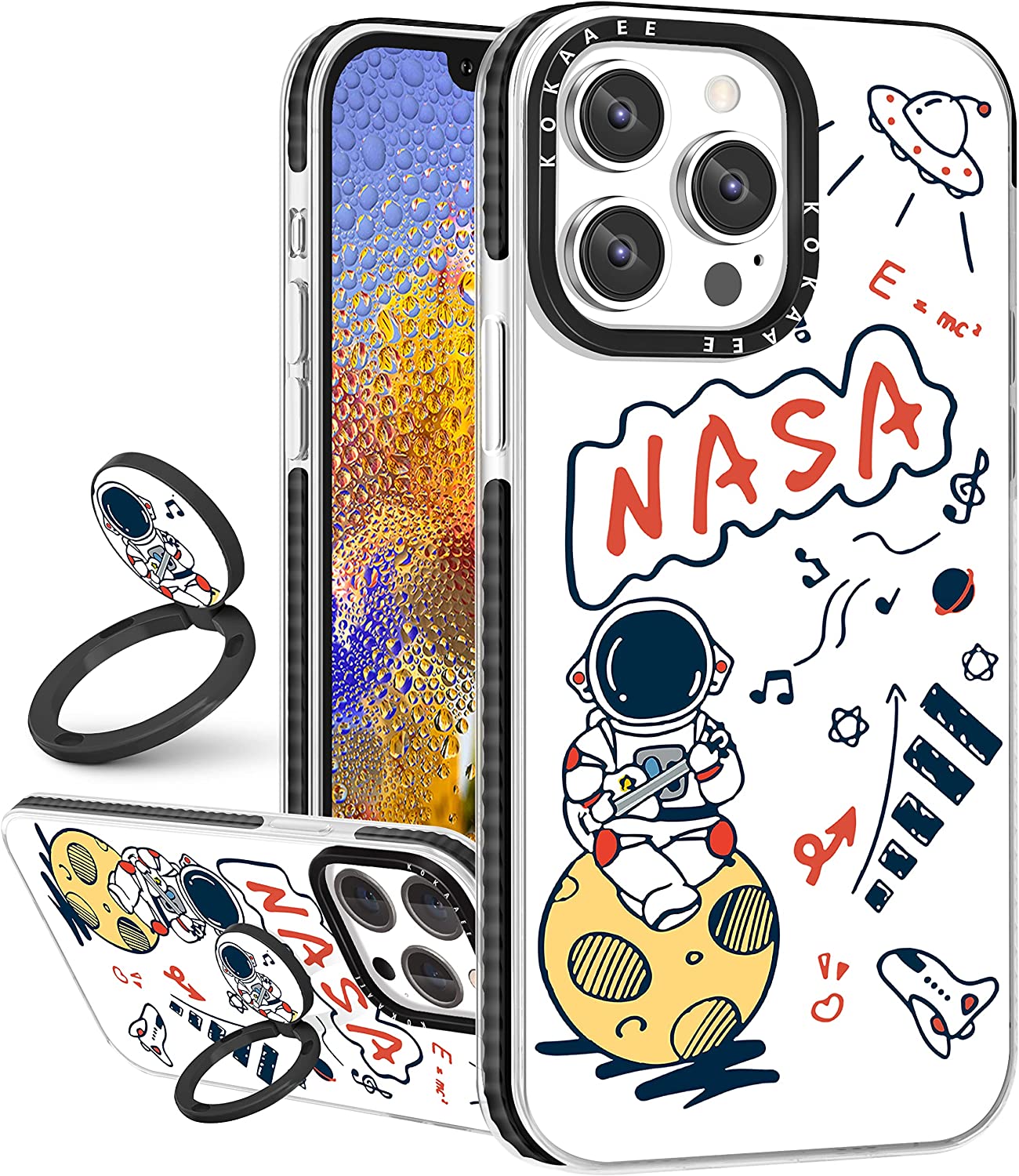 TRAHOO-(2in1 for iPhone 14 Pro Max Case Astronaut for Women Girls Cute ...