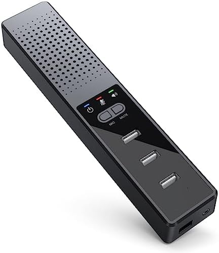 TRAHOO-3 in 1 USB Computer Speaker with Microphone, PC Laptop ...