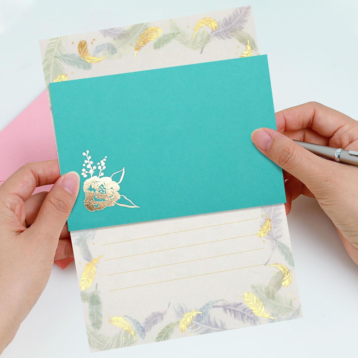TRAHOO-30 PCS 4x6 Envelopes for Invitations,A6 Colored Envelopes with ...