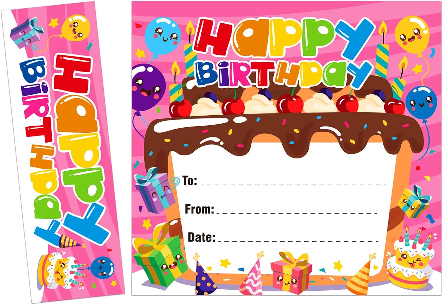 TRAHOO-30Pcs Happy Birthday Award Certificates Gifts for Student from ...