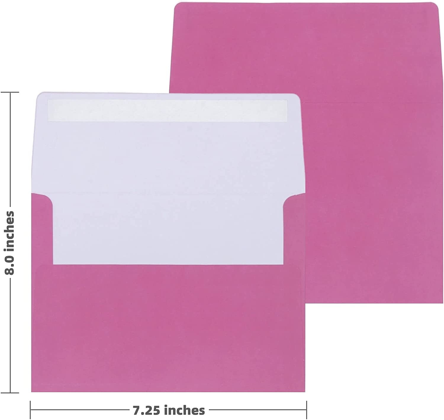 TRAHOO-36-Pack Hot Pink 5x7 Envelopes Self Seal A7 Envelopes, Gradient ...