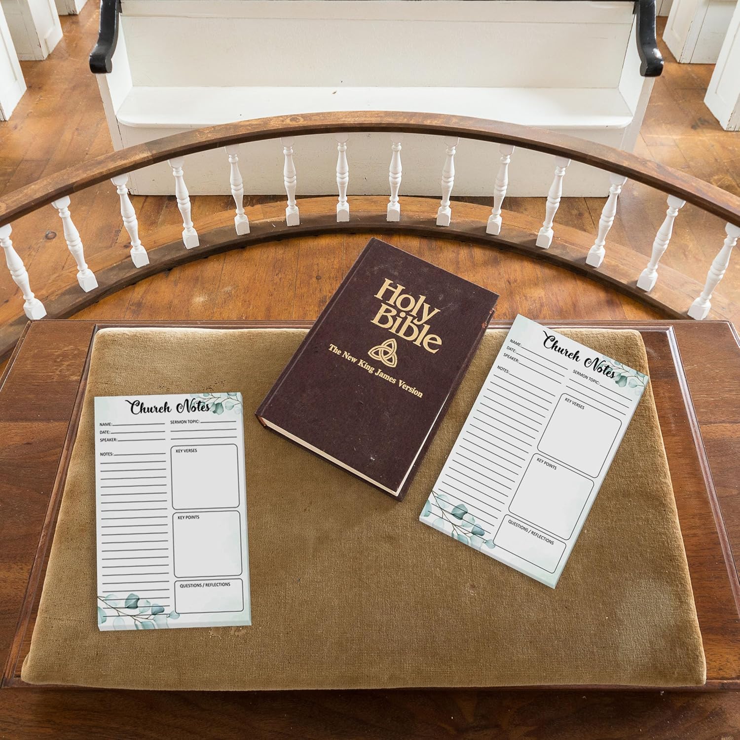 TRAHOO-4 Pcs Church Notes Notebook prayer request journal Tear Away ...