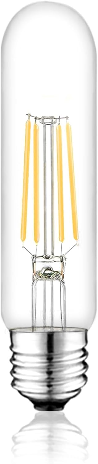 TRAHOO-5 Inch Edison Bulb,4000k Neutral White E26 Led Bulb 60 Watt ...