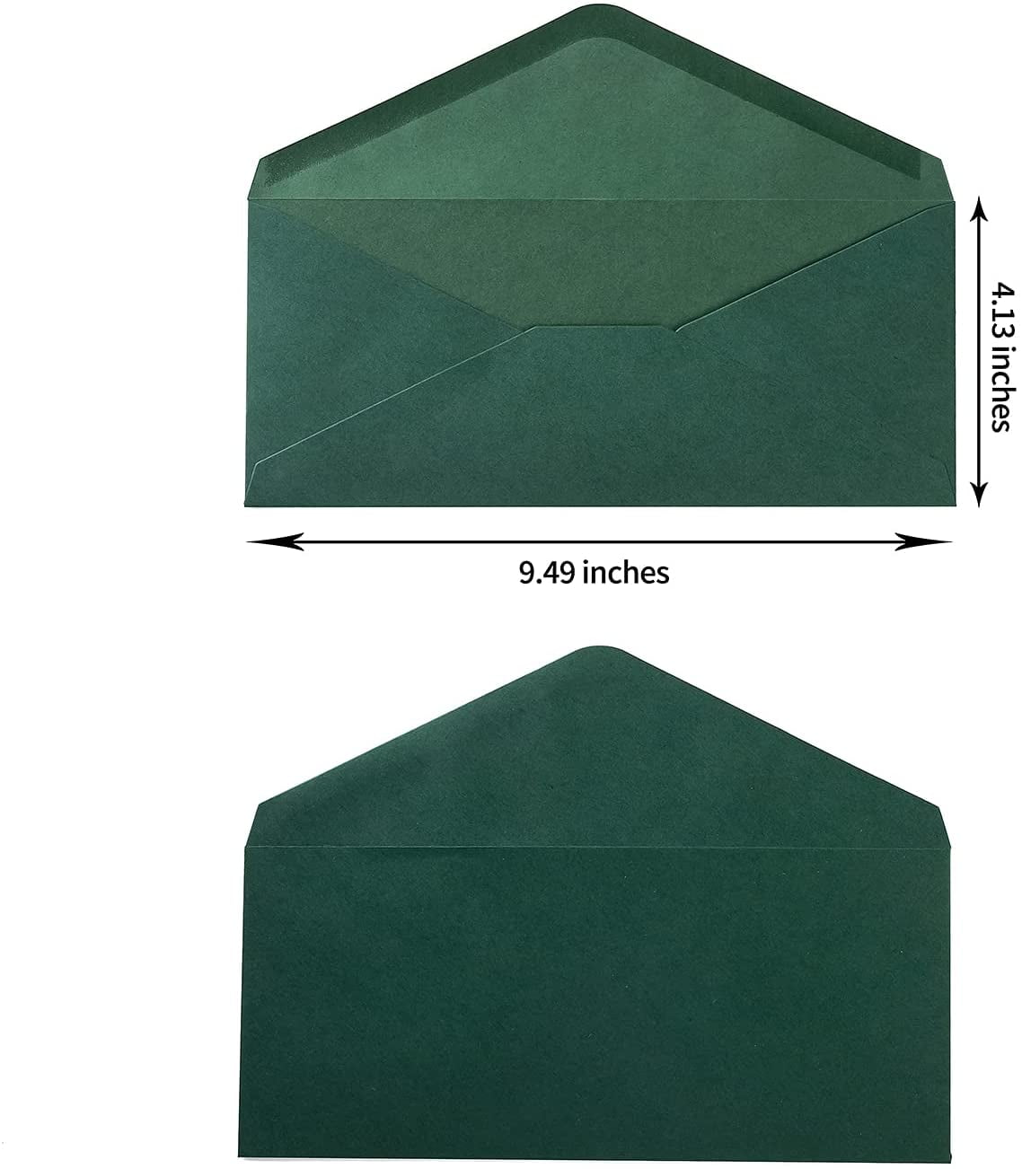 TRAHOO-50 Pack #10 Business Envelopes Standard V Flap Invoices ...