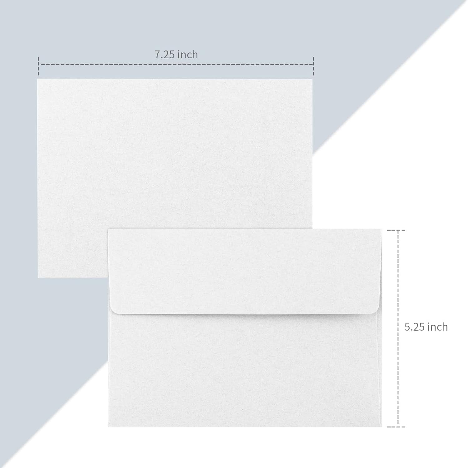 TRAHOO-50 Pack 5x7 Envelopes,Envelopes for 5x7 Cards,5x7 Envelopes for ...