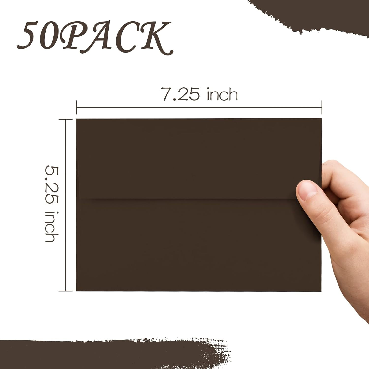TRAHOO-50 Pack 5x7 Envelopes for Invitations,5x7 Envelopes,A7 Envelopes ...