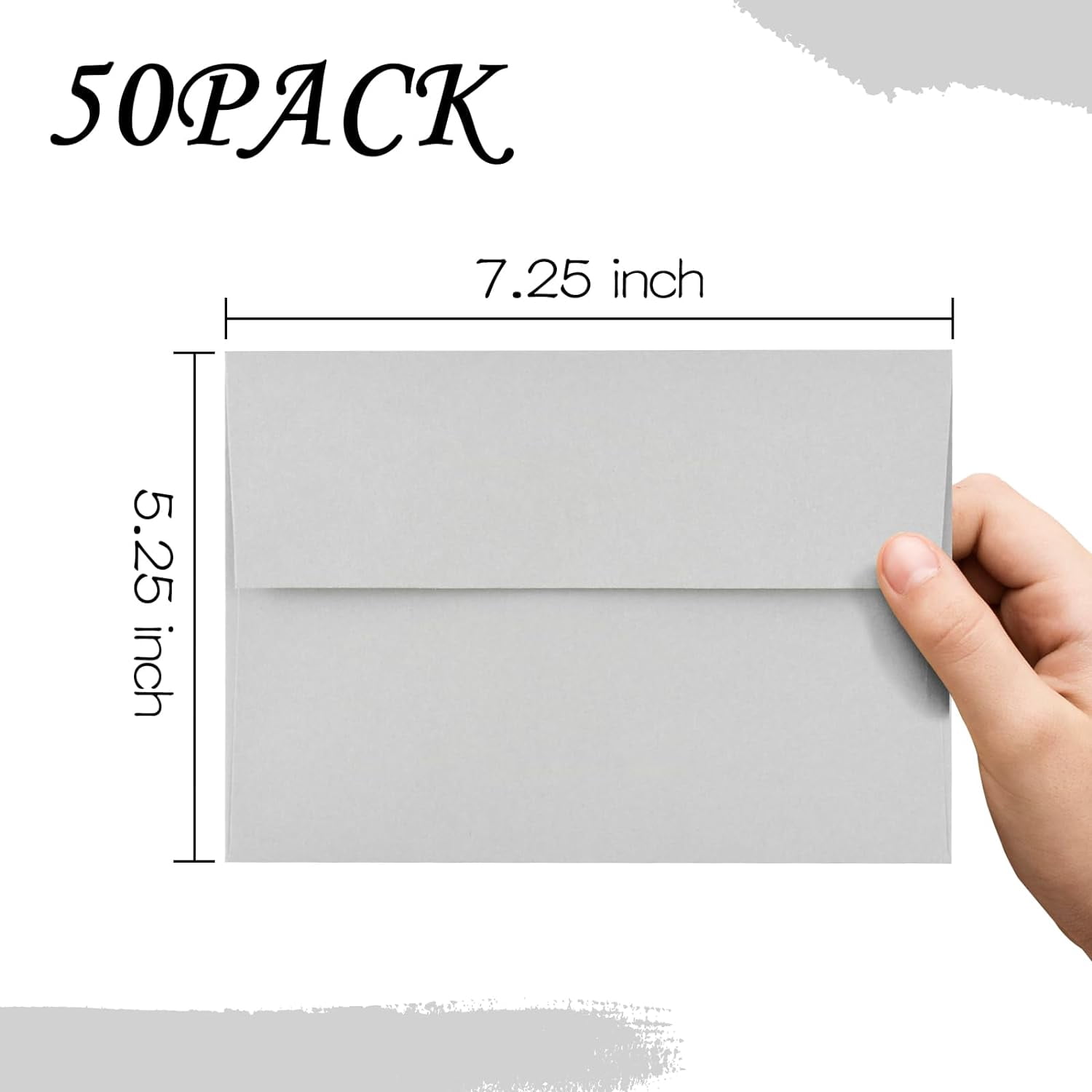 TRAHOO-50 Pack 5x7 Envelopes for Invitations,5x7 Envelopes,A7 Envelopes ...