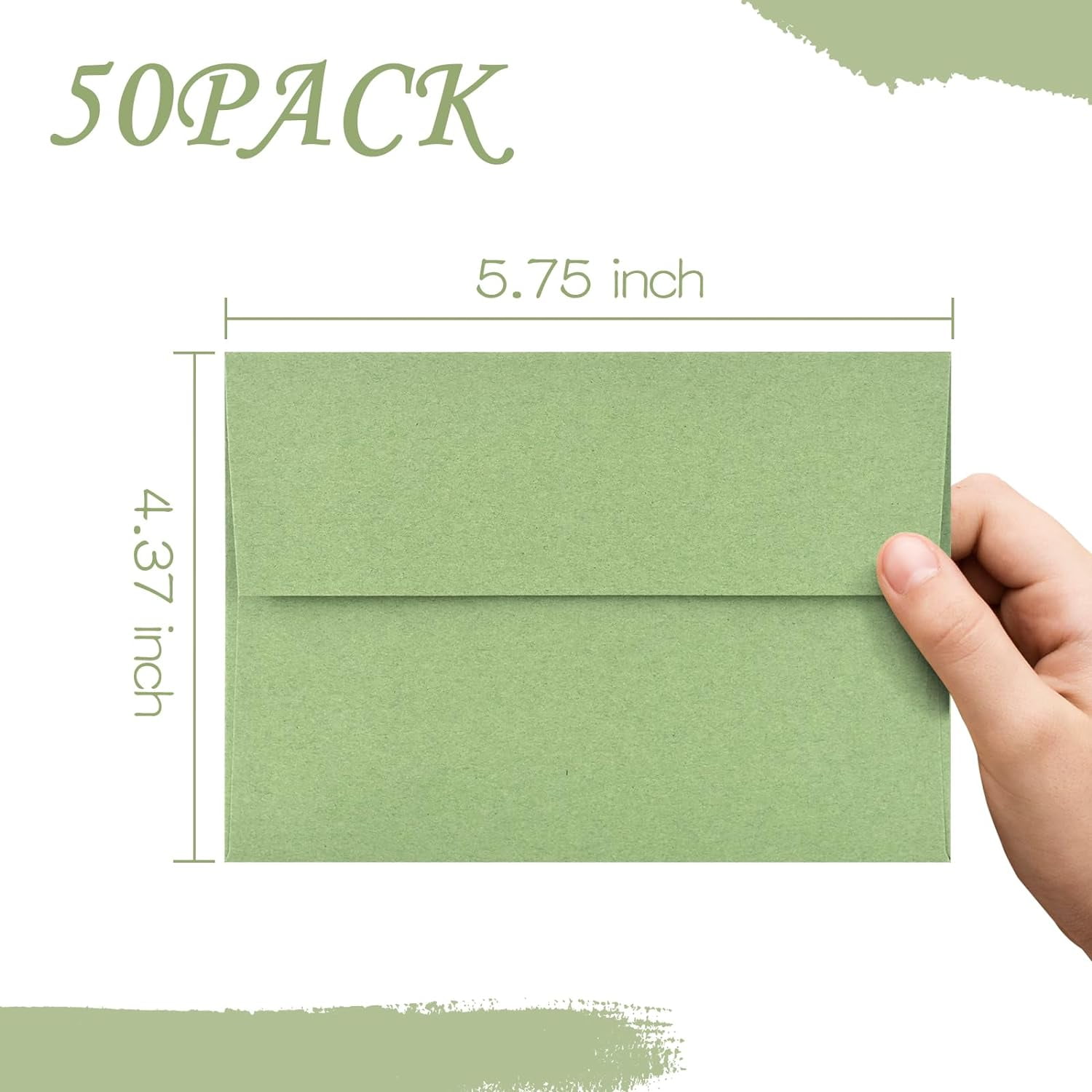 TRAHOO-50 Pack A2 Envelopes for Invitations,4.37x5.75 Envelopes,A2 ...