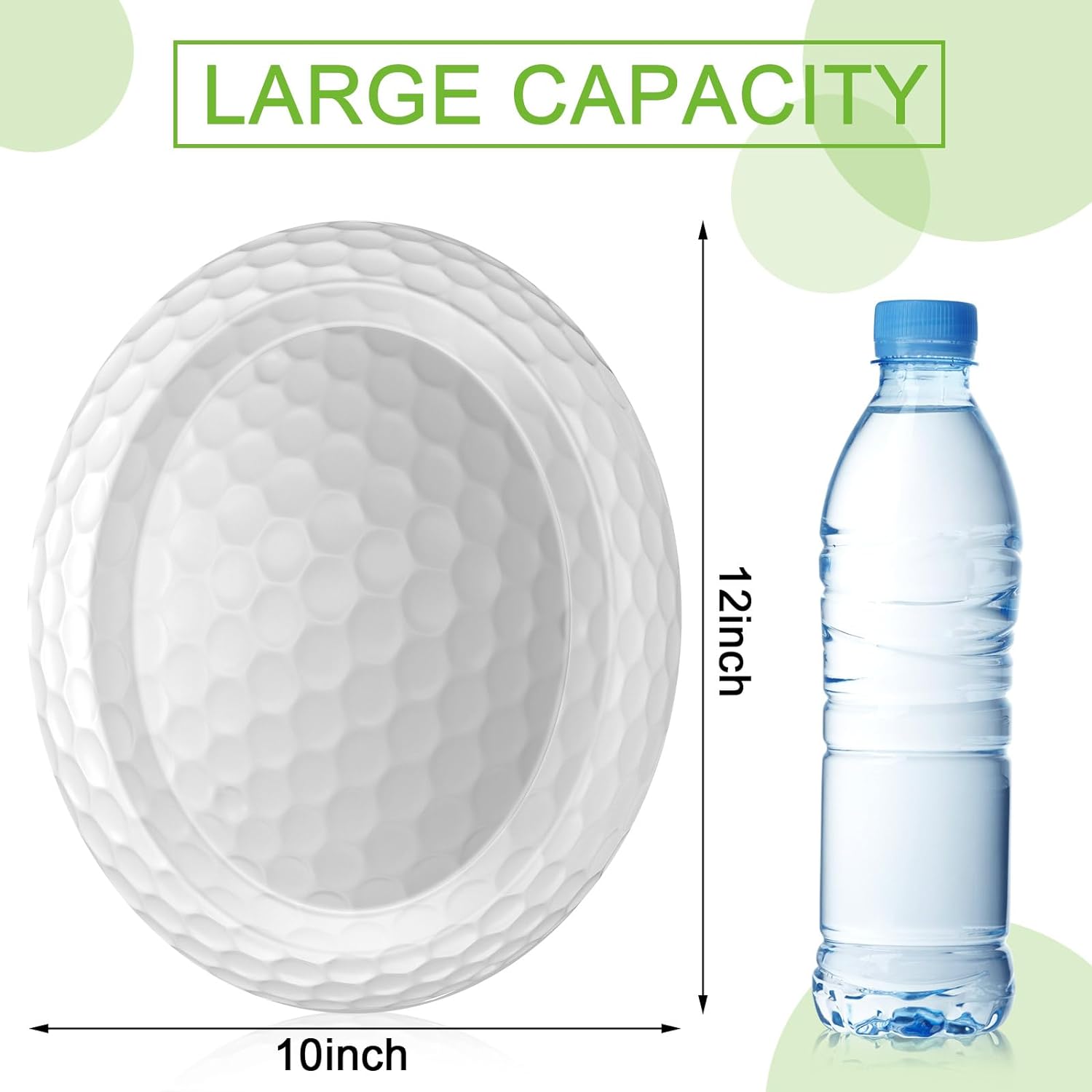 TRAHOO-50 Pcs 10 x 12 Inch Oval Sports Theme Paper Plates Disposable ...