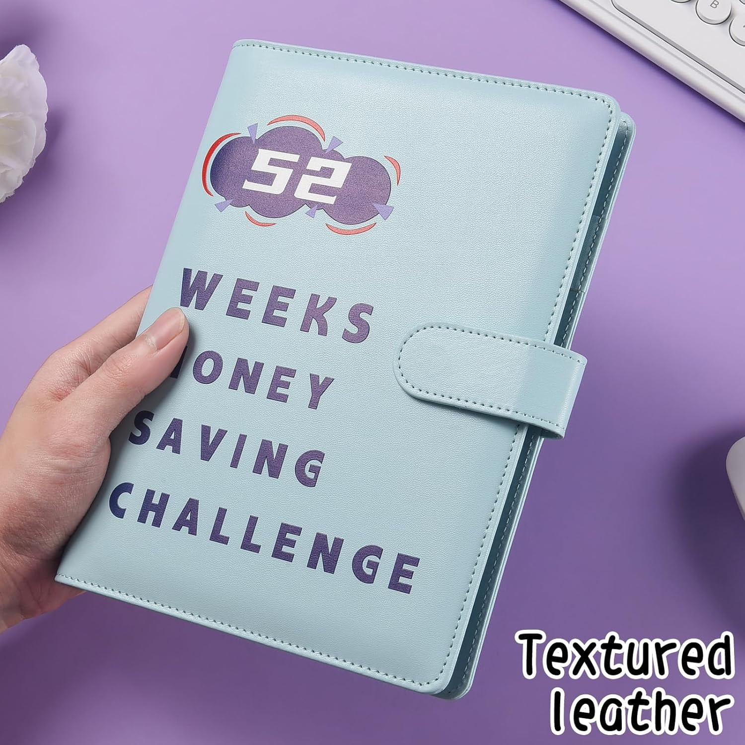 TRAHOO-52 Week Money Saving Challenge Binder Budget Binder with ...