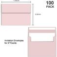 TRAHOO-5x7 Envelopes for Invitations-100 pack envelopes for 5x7 Cards ...