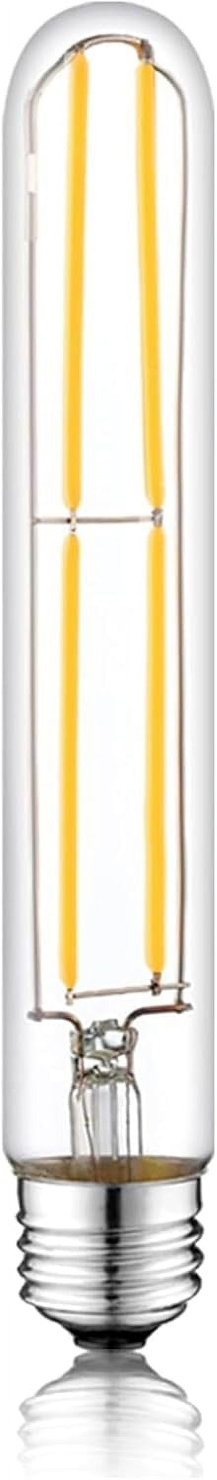 TRAHOO-7.3 Inch E26 Led Bulb 60 watt Dimmable,3000K Warm White Edison Bulbs,6W Tubular T10 Long ...