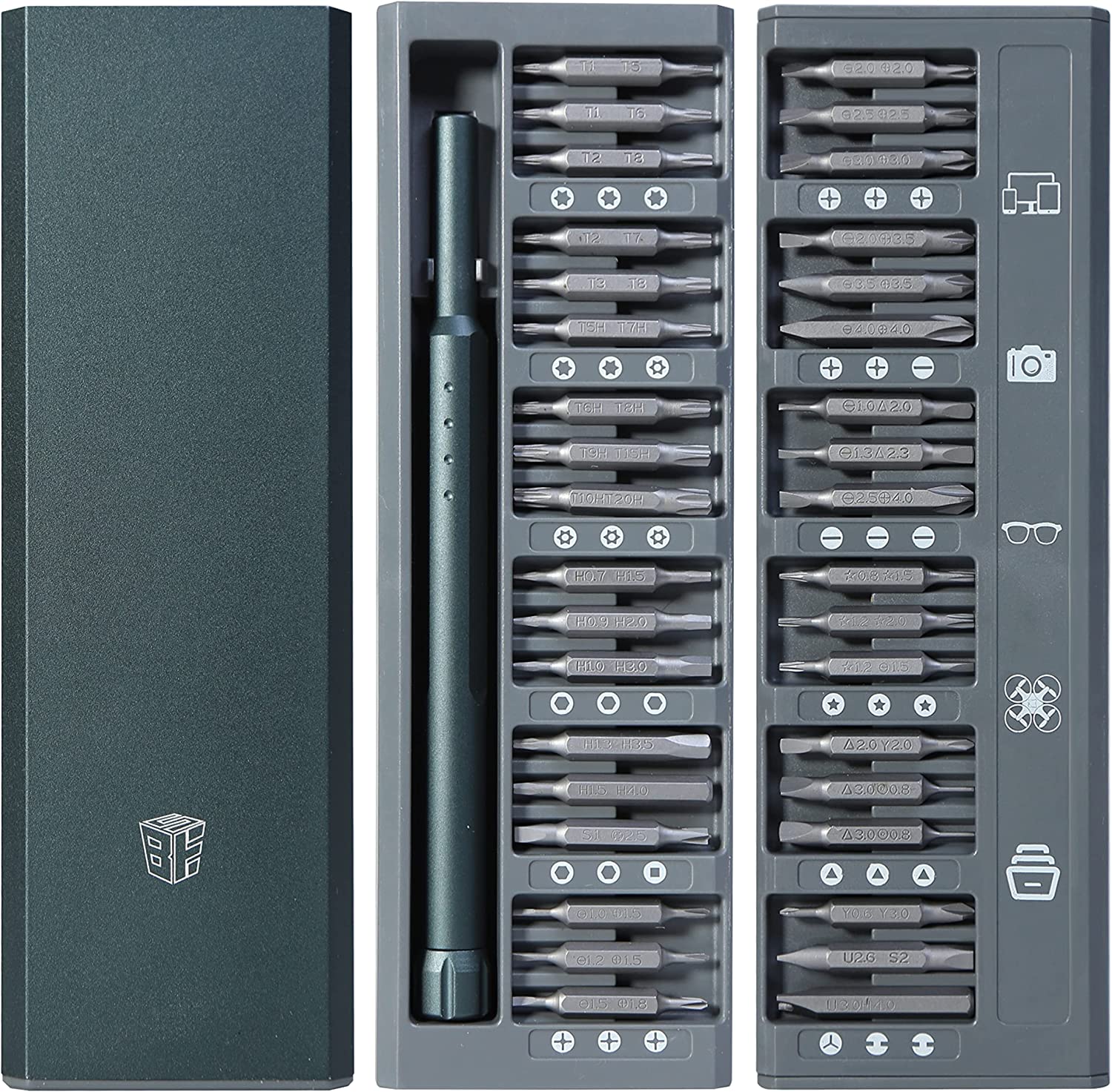 TRAHOO-72 in 1 Precision Screwdriver Set,Mini Screwdriver Set,Repair ...