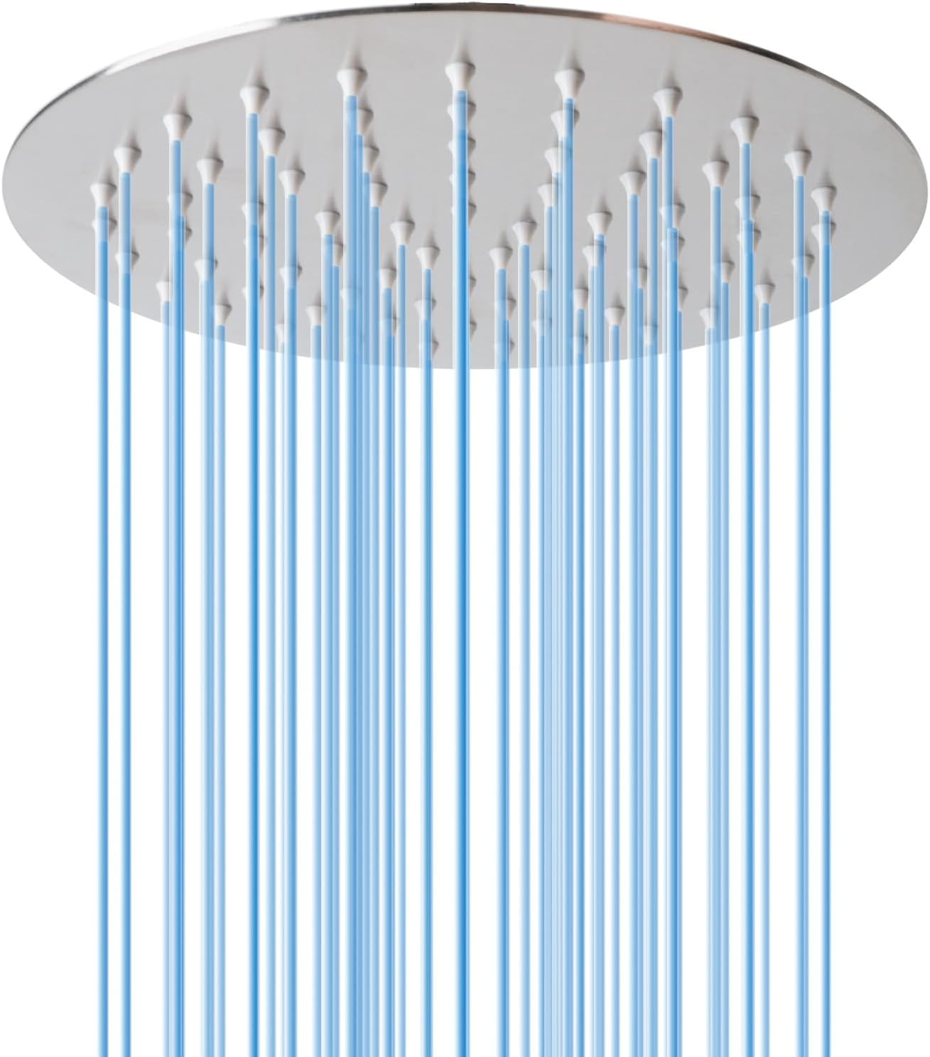 TRAHOO-8 Inch Rain Shower Head, High Flow Stainless Steel Round ...