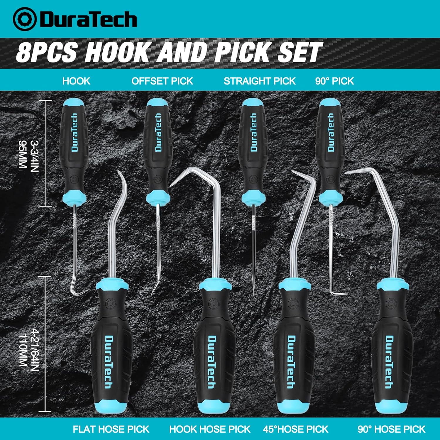 TRAHOO-8-Piece Hook and Pick Set, Precision Pick Tool Set for ...