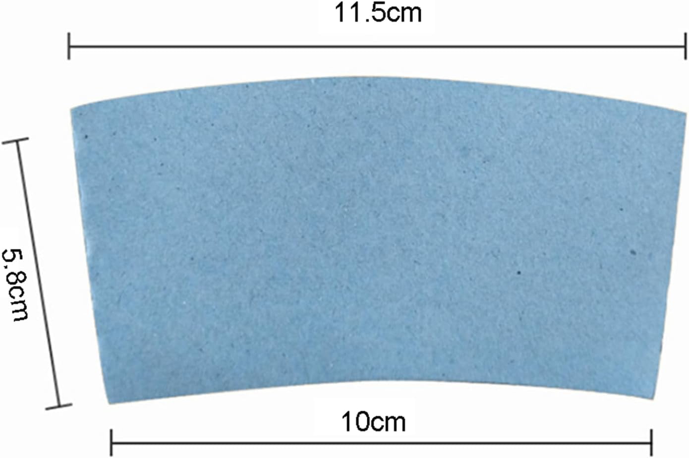 TRAHOO-8 oz Disposable Coffee Cup Sleeves for Hot Drinks Paper ...