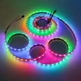 TRAHOO-9.84FT WS2812B LED Strip Individually Addressable RGB IC Chasing ...