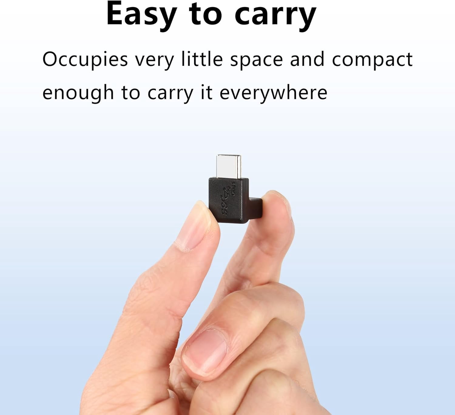 TRAHOO-90 Degree USB-C Male to Female Adapter,Up&Down Angle USB 3.1 ...