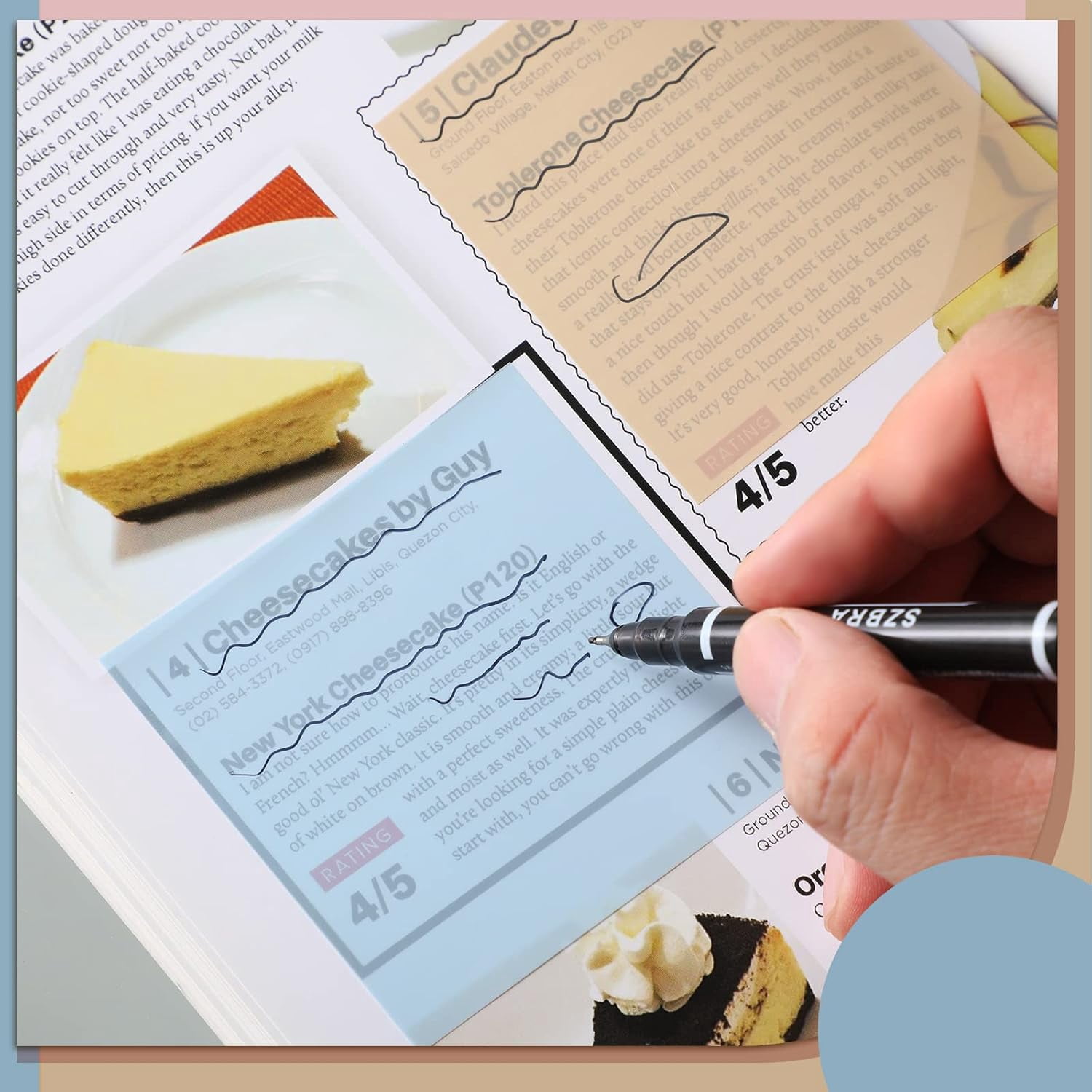 TRAHOO-900 Pcs Clear Sticky Notes Transparent Sticky Note Pastel Sticky ...