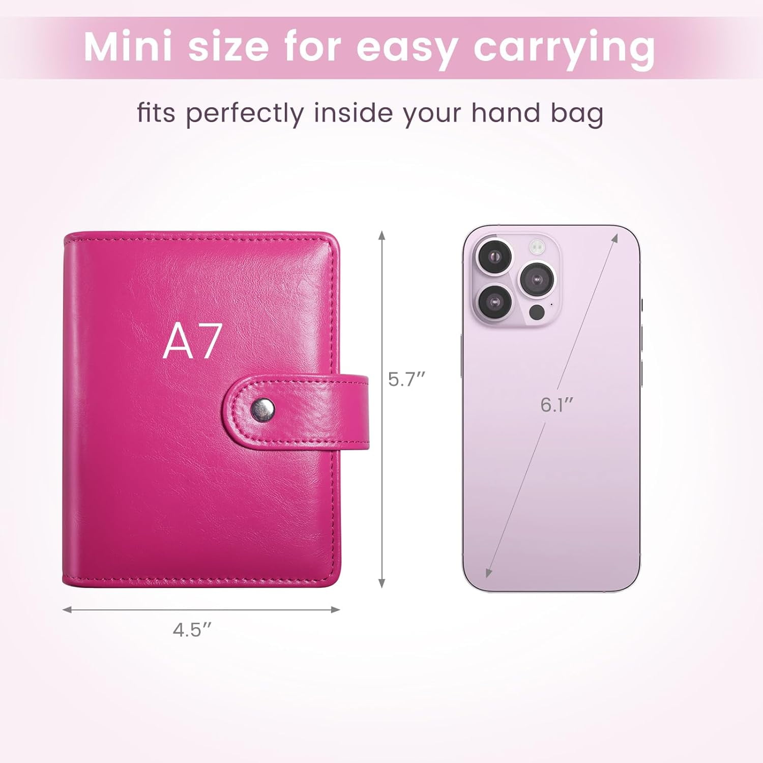 TRAHOO-A7 Budget Binder with 12 Cash Envelopes, Money Organizer for ...