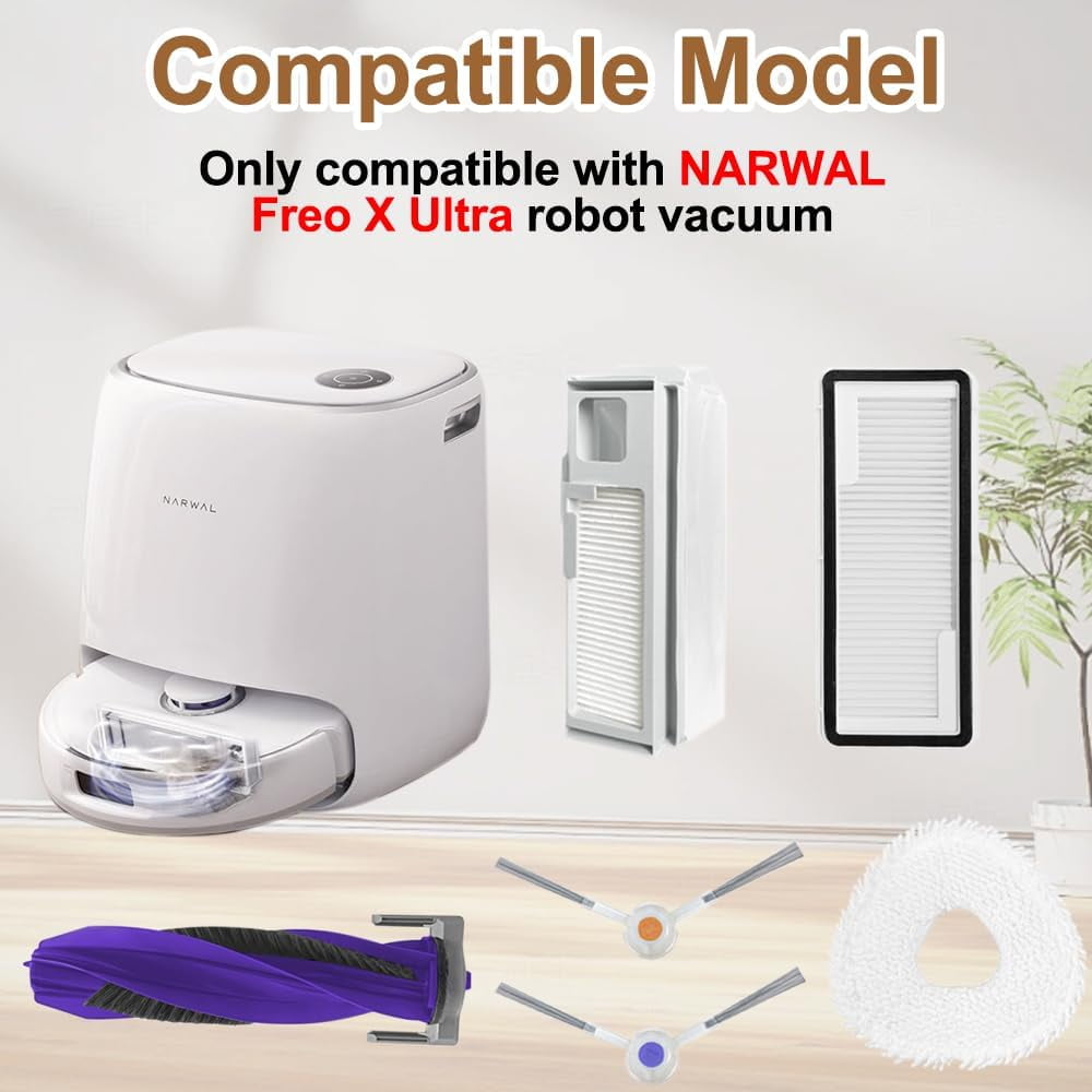 TRAHOO-Accessories Compatible with Narwal Freo X Ultra Robot Vacuum ...