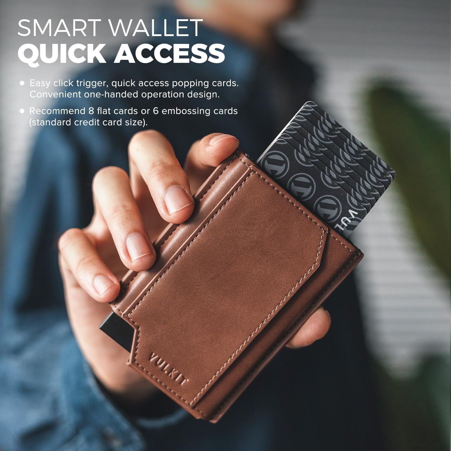 TRAHOO-Airtag Wallet Mens Minimalist Pop Up Wallet with Money Band ...
