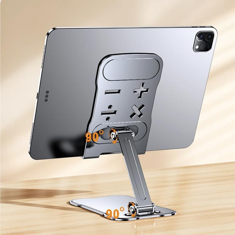 TRAHOO-All-Metal Dual Folding Desktop Cell Mobile Phone Holder, Fully ...