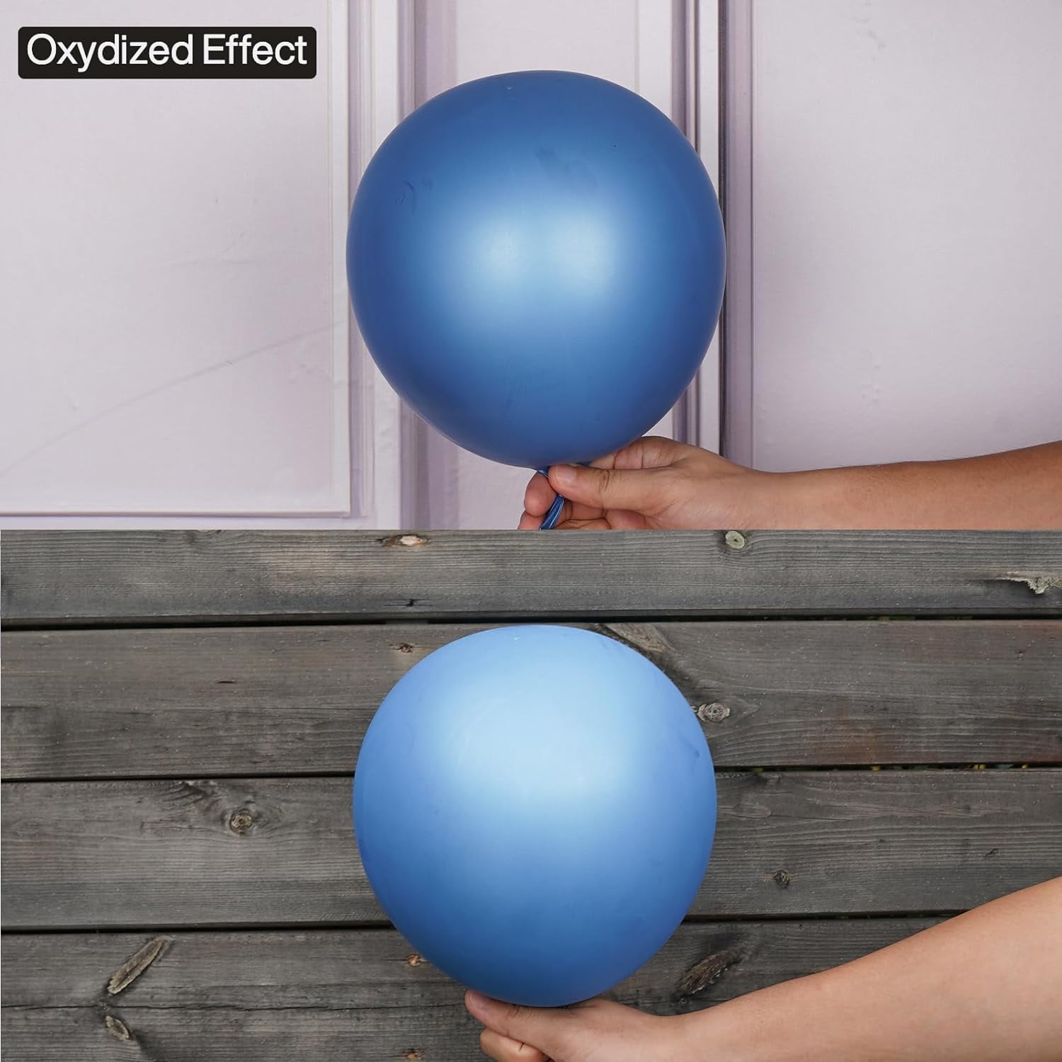 TRAHOO-Azure Blue Balloons, 120 pcs 5 Inch Pearl Azure Blue Balloons ...