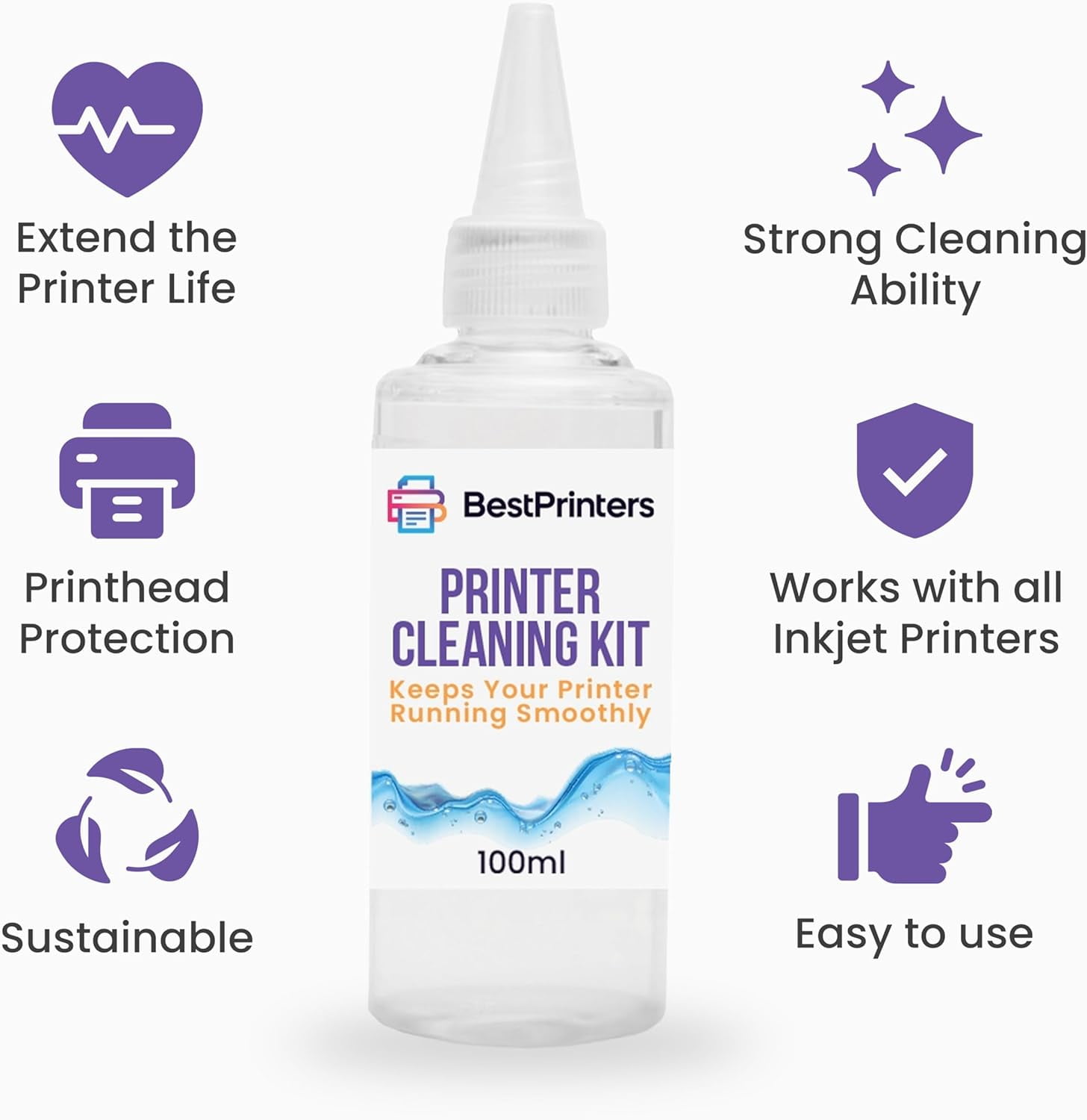 TRAHOO-Best Printer Cleaning Kit for Epson, HP | Brother Inkjet ...