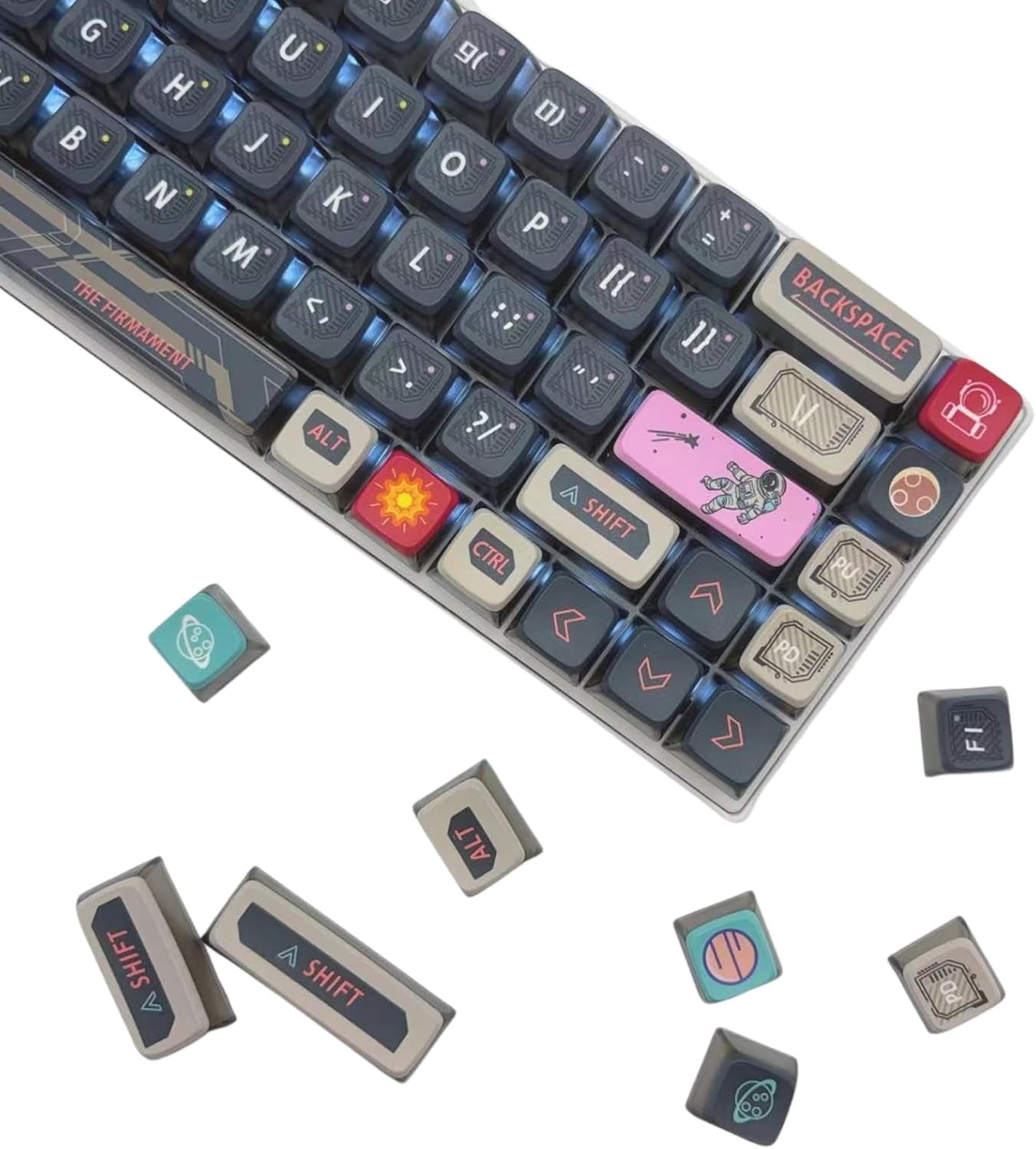 TRAHOO-Black Pudding Keycaps,Gamming Keycaps,Dye Sub PBT Keycaps,Custom ...