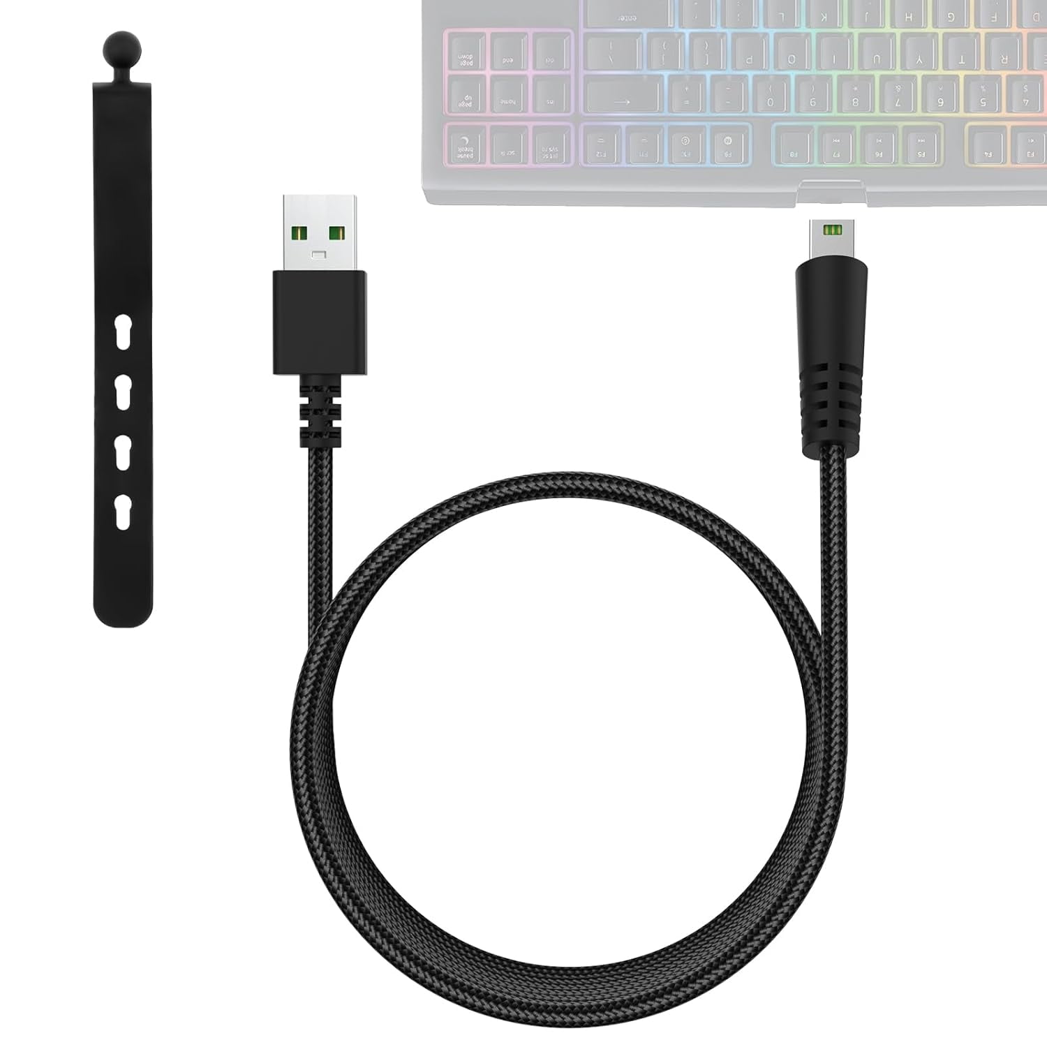 TRAHOO-BlackWidow TE Chroma V2 Keyboard Charging Cable, USB Mechanical ...