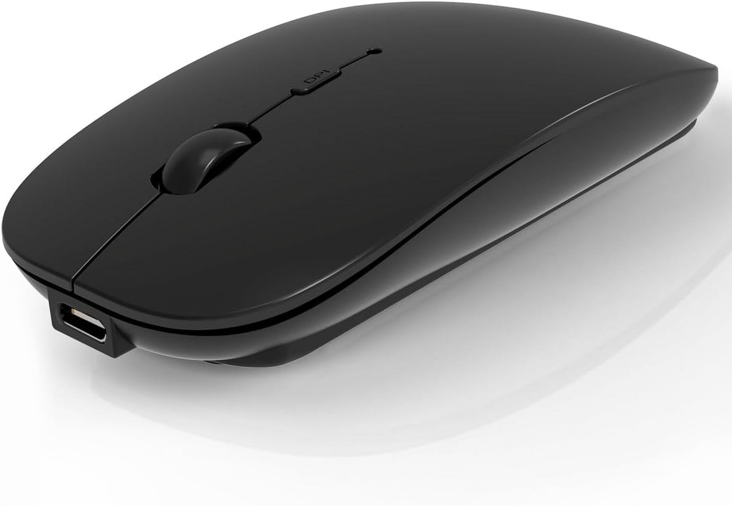 TRAHOO-Bluetooth Mouse, Rechargeable Wireless Mouse Compatible with Macbook Air/Pro/Mac/iPad ...