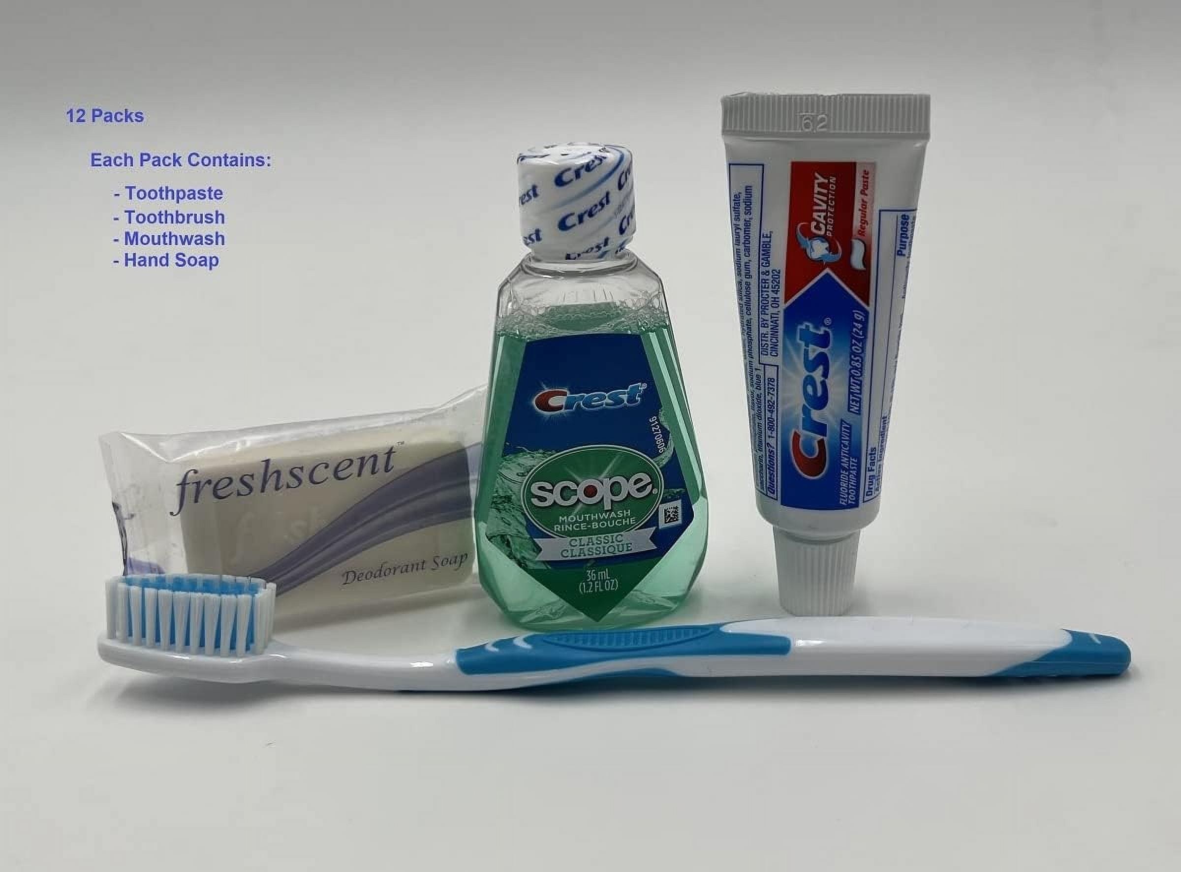 TRAHOO-Bulk Personal Care Oral Hygiene Toothbrush & Toothpaste with ...