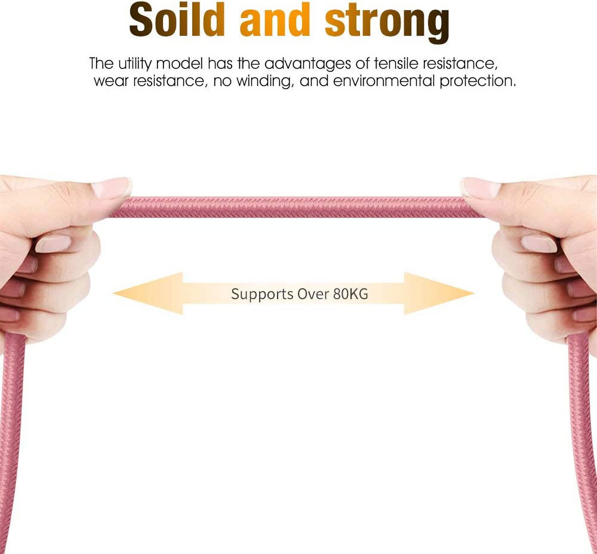 TRAHOO-CBUS USB C Cable, 10ft USB A to USB C Fast Charging Braided ...