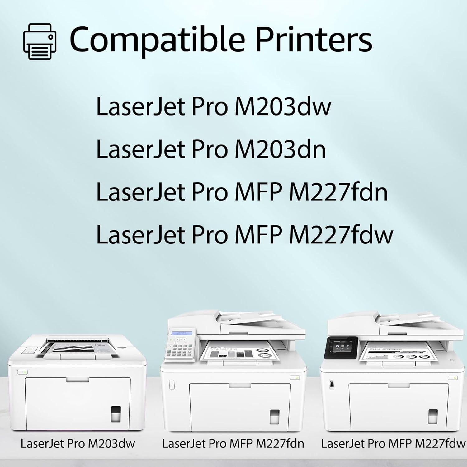 TRAHOO-CF230A Toner Cartridge Replacement Compatible for HP 30A Black ...
