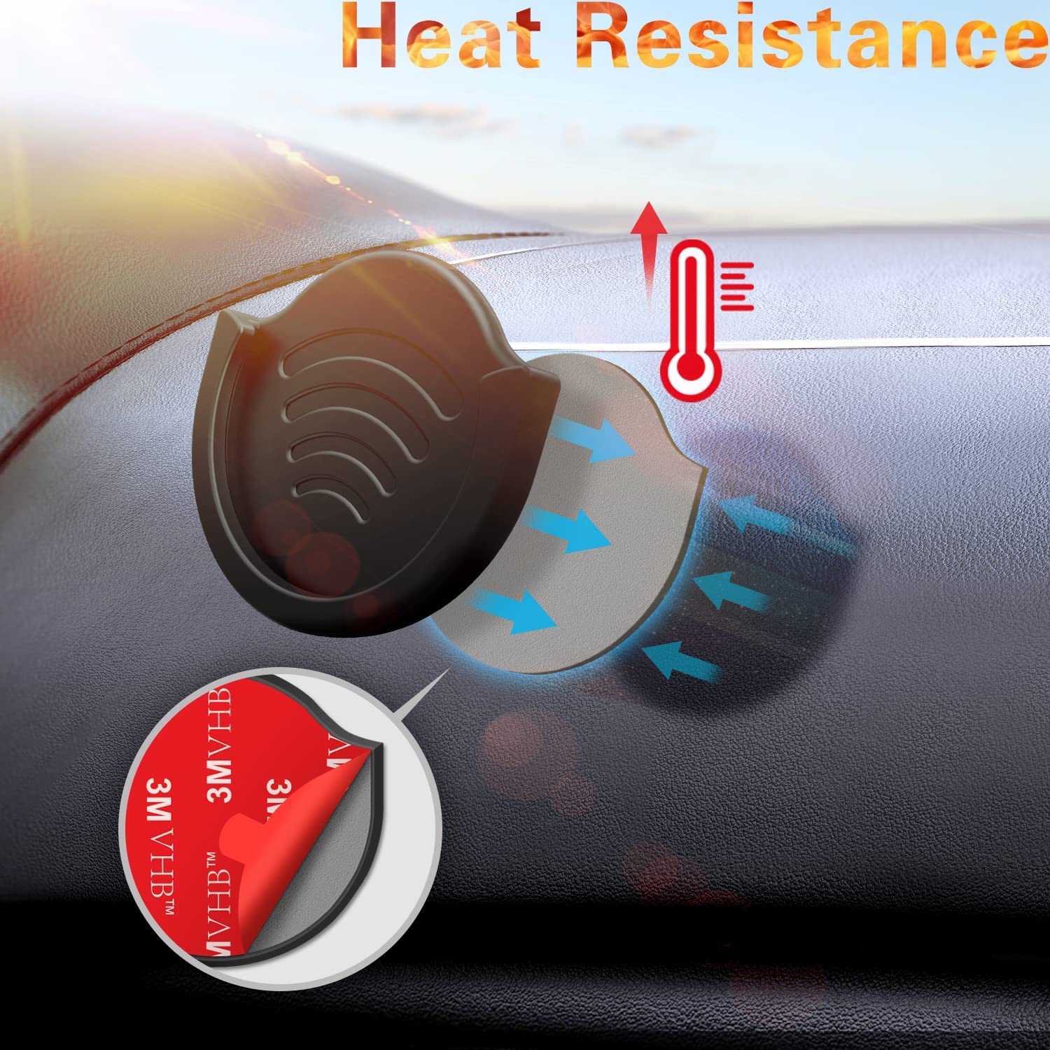 TRAHOO-Car Grips Mount for Phone Stand, 2 Pack Phone Holder for ...