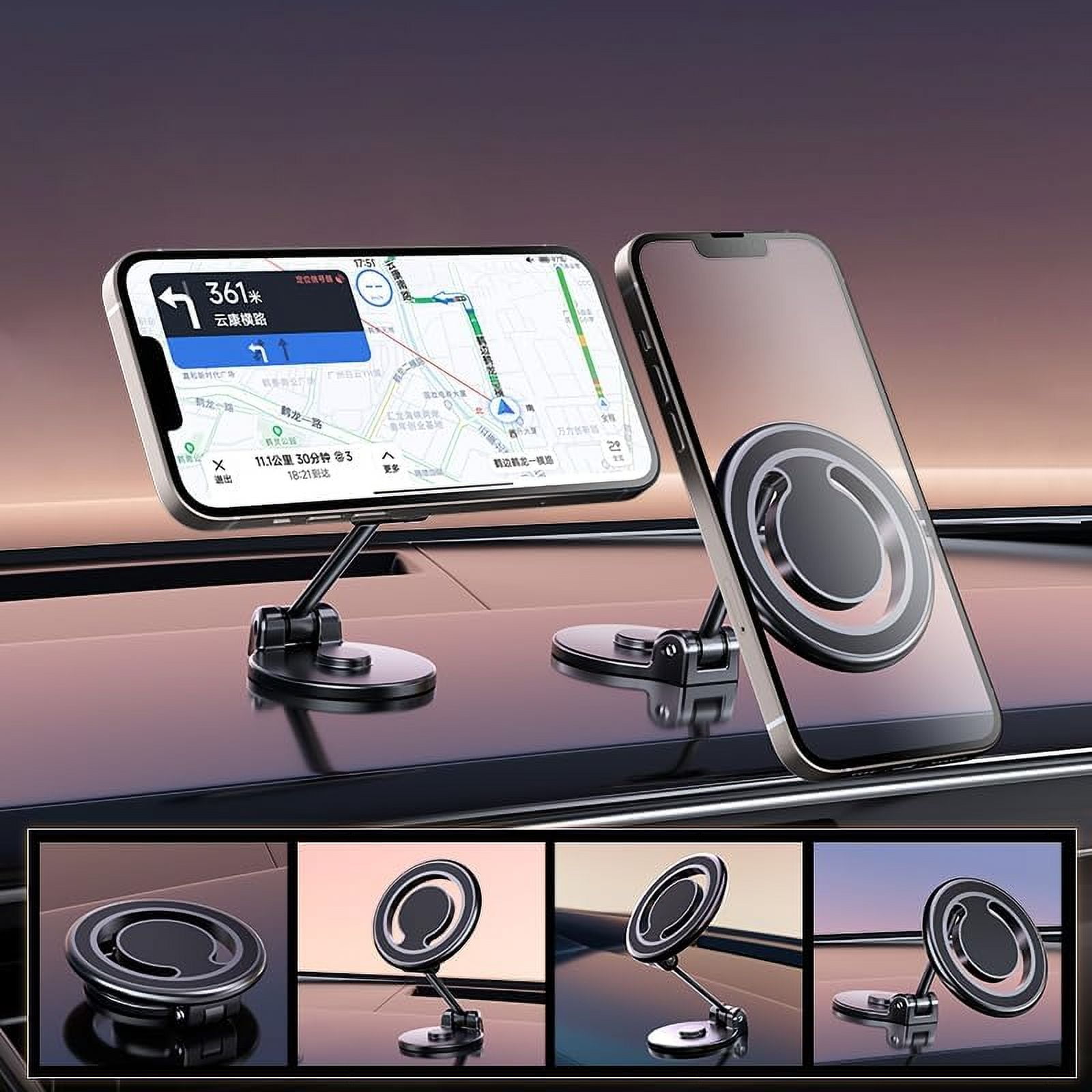 TRAHOO-Car Mount Foldable Strong Magnetic Phone Holders for Your Car ...