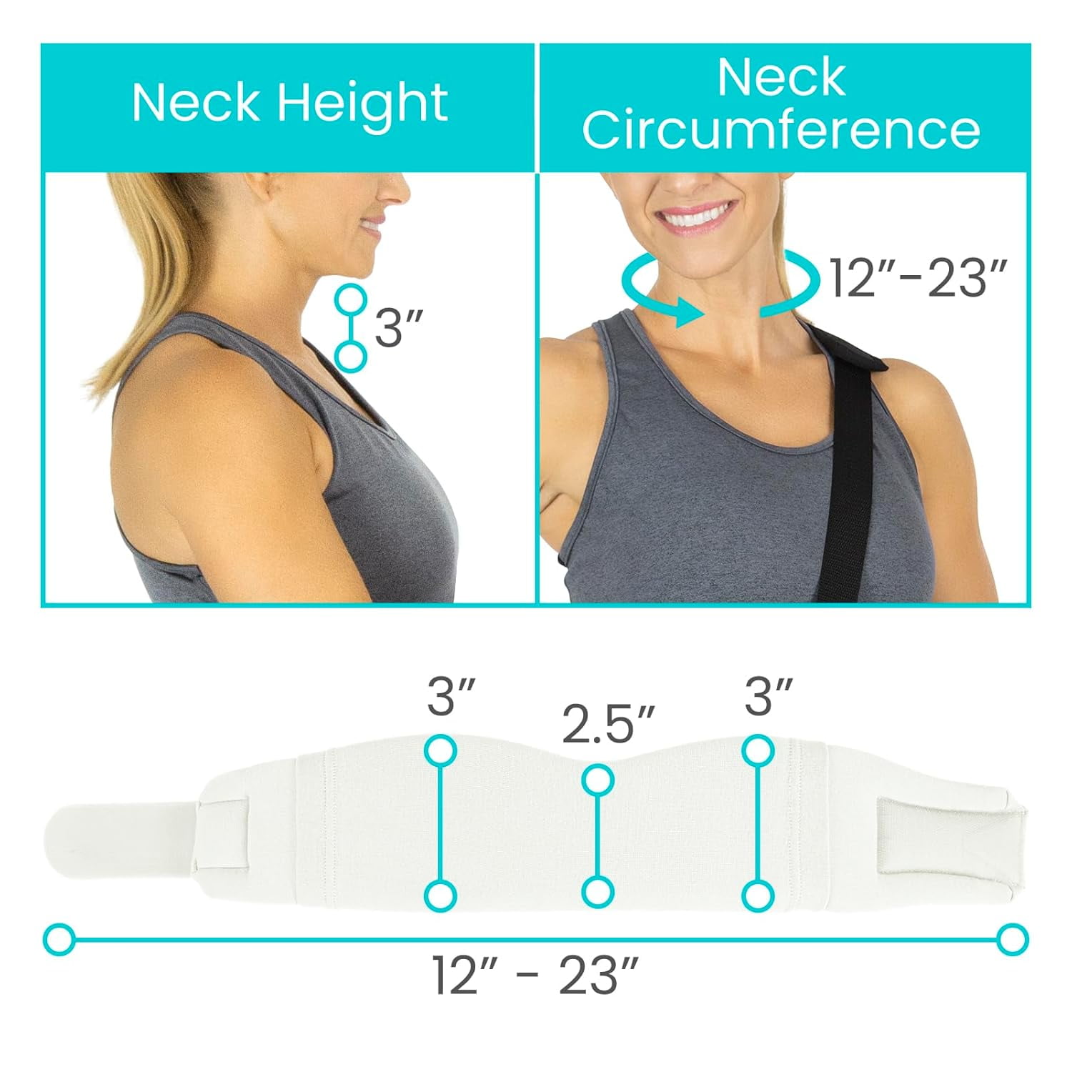 TRAHOO-Cervical Collar Neck Brace for Neck Pain and Support for Women ...