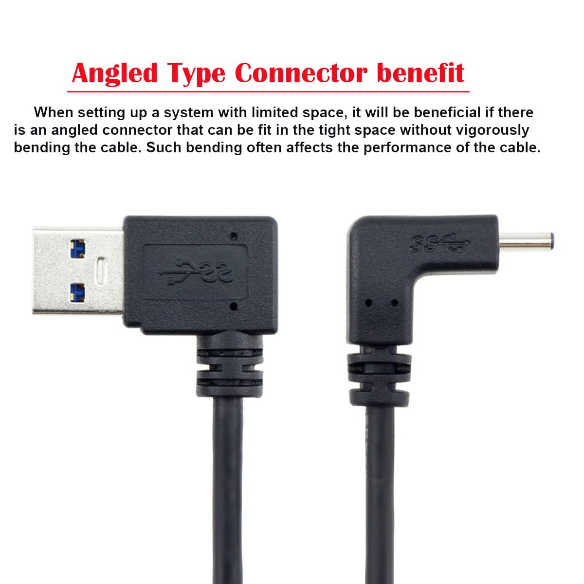 TRAHOO-Chenyang Up & Down Angled USB 3.1 USB-C to Right Angled 90 ...