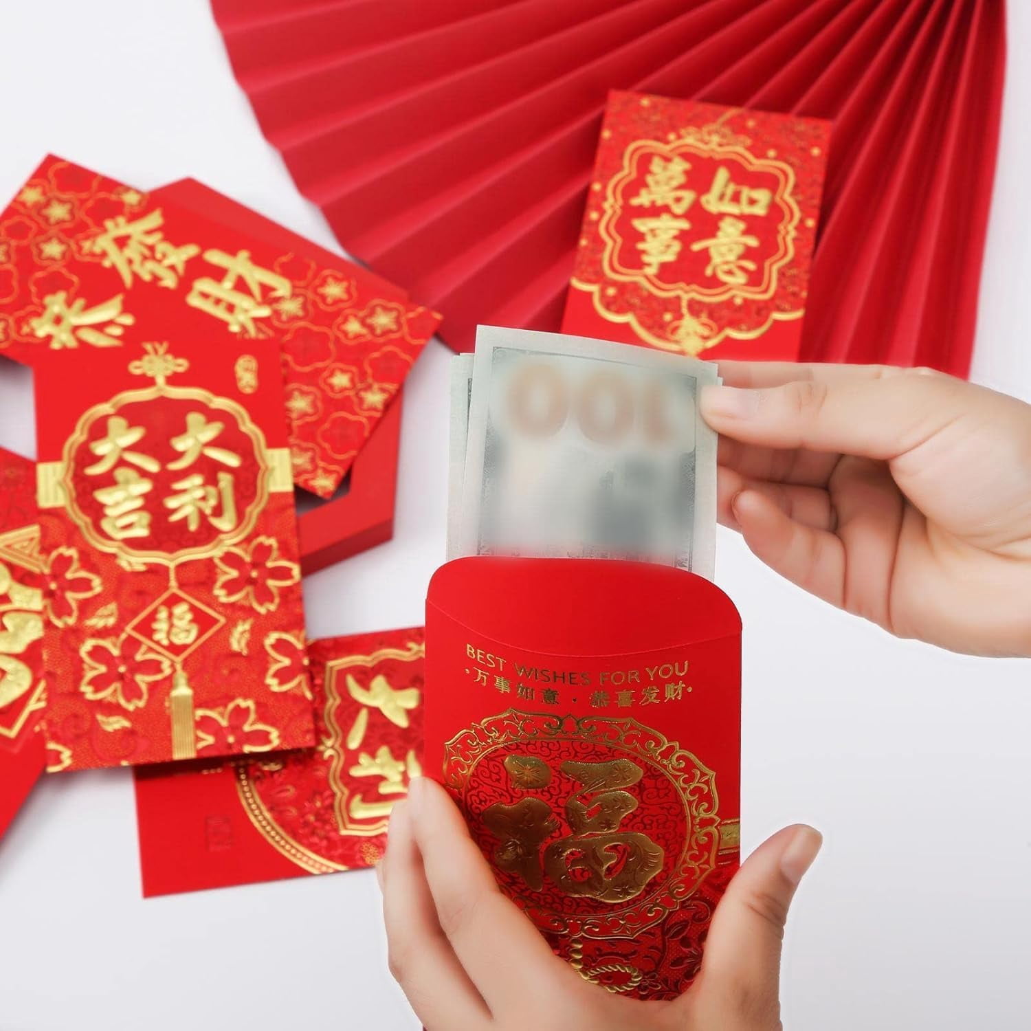 TRAHOO-Chinese Red Envelopes 2025 Year of The Dragon Red Packet Spring ...