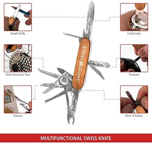 TRAHOO-Classic Multi-Tool Army Knife - Packs 30 Tools Pocket knife ...