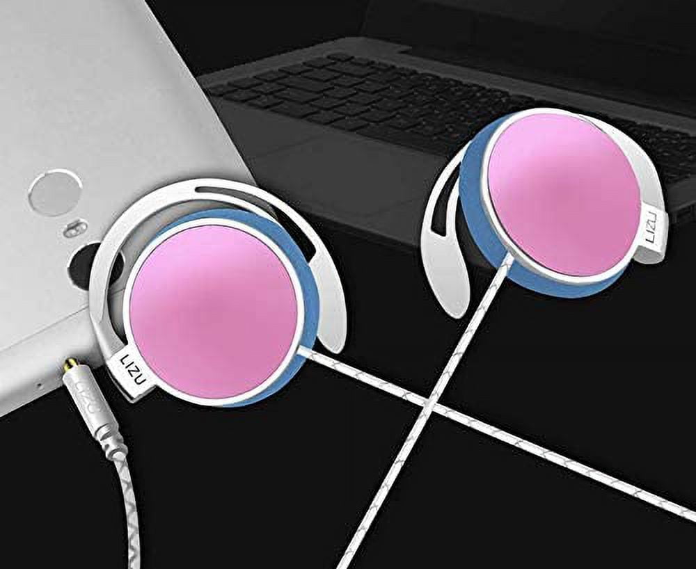 TRAHOO-Clip On EarphonesOver Ear Running Stereophone Headphones for ...